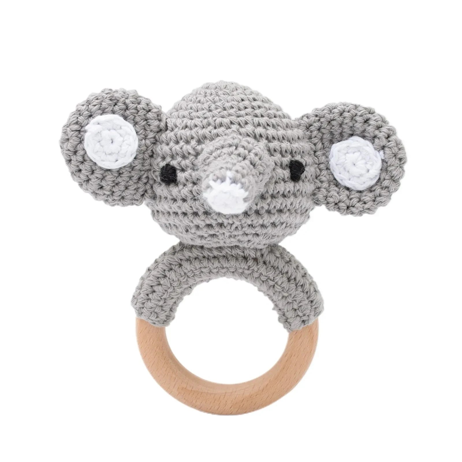 Crochet Elephant Rattle – The Neutral Newborn